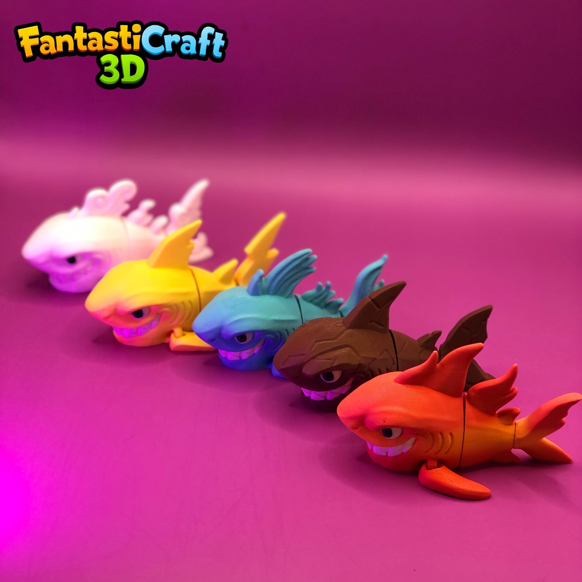 Elemental Sharks – R&D 3D Printing