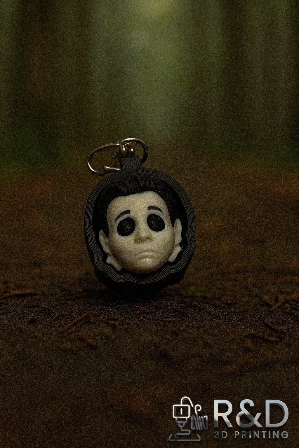 Chibi Michael Myers Clicker Bag Charm – R&D 3D Printing