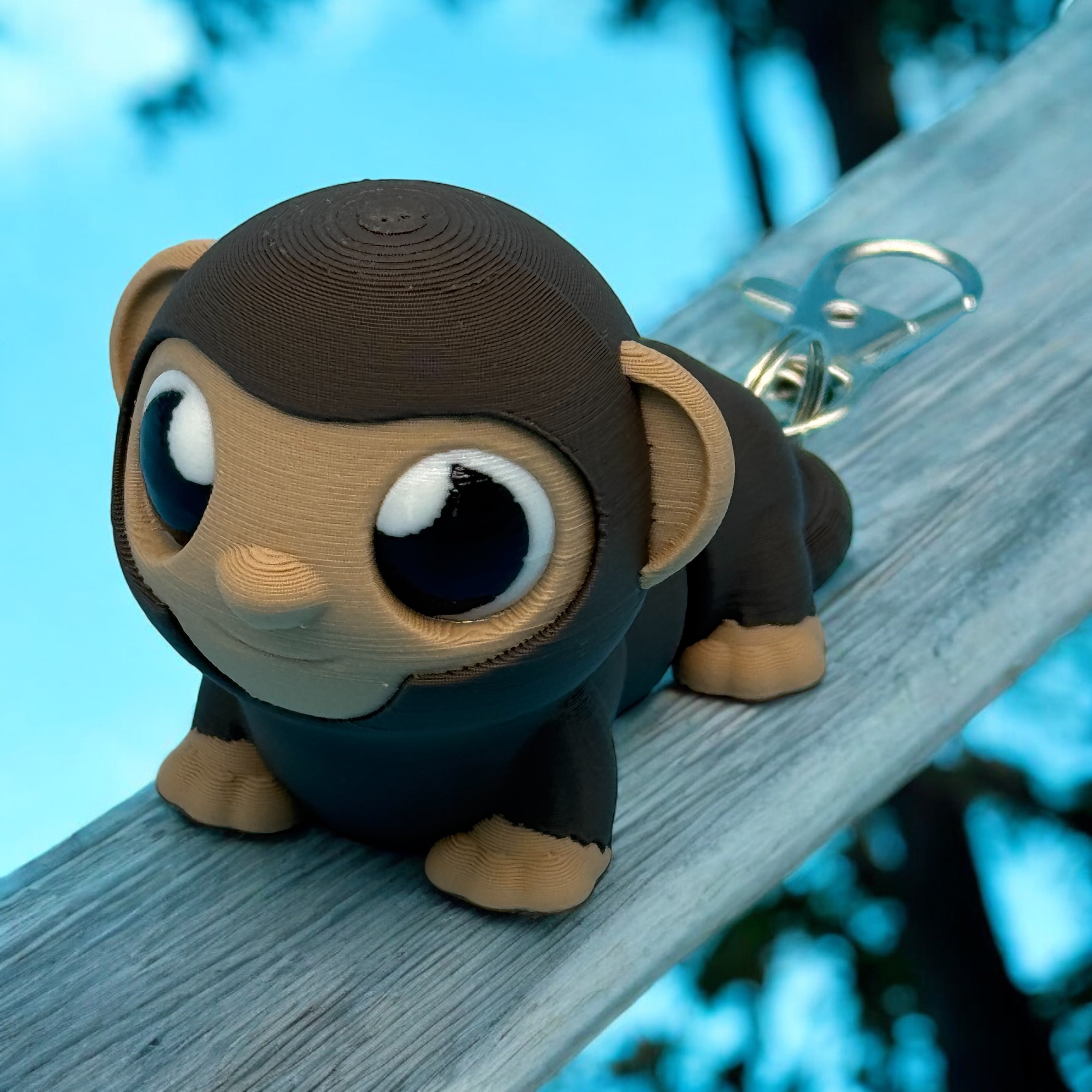 Mini Monkey Bag Charm – R&D 3D Printing