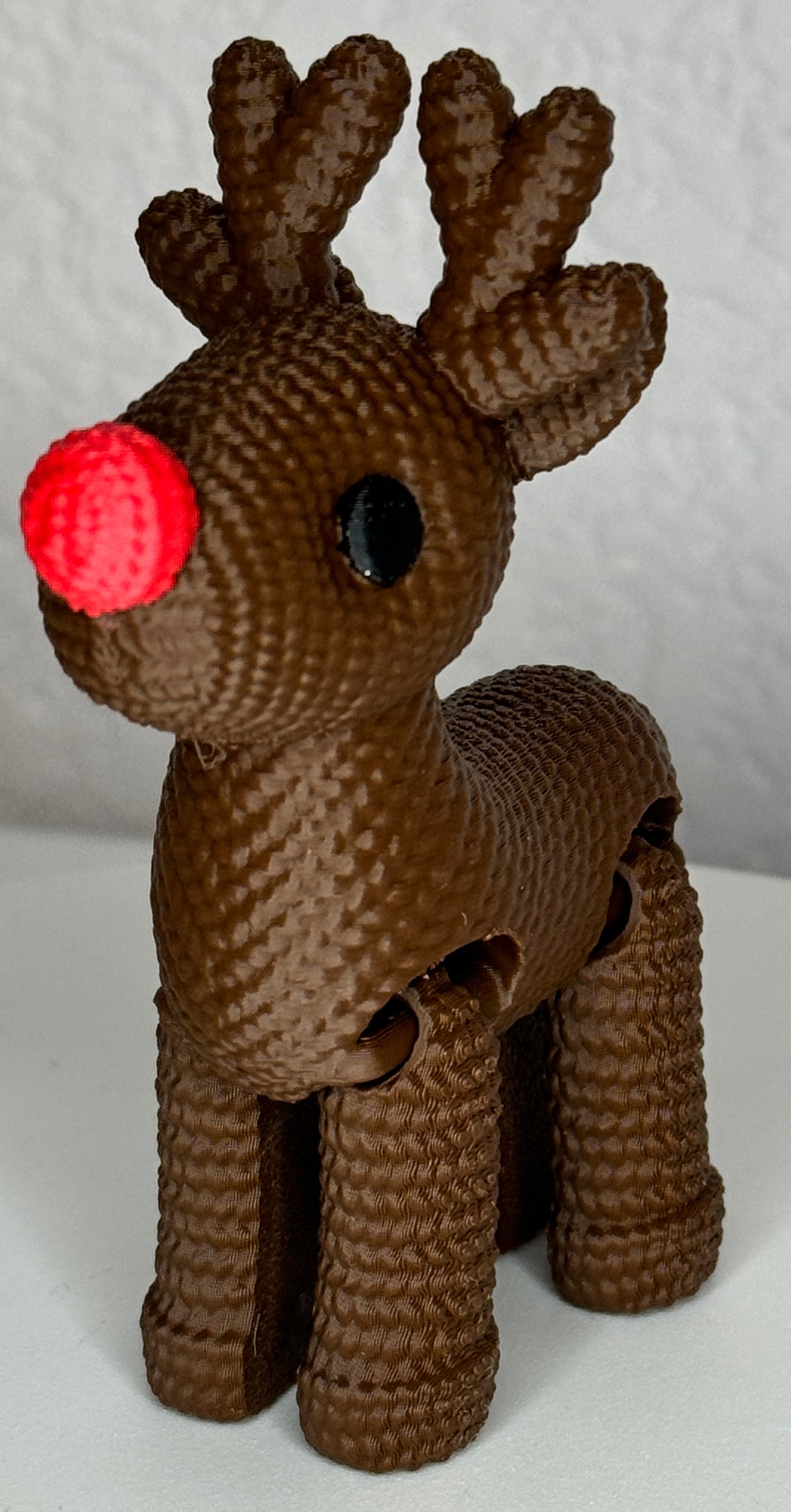 Crocheted Reindeer – R&D 3D Printing