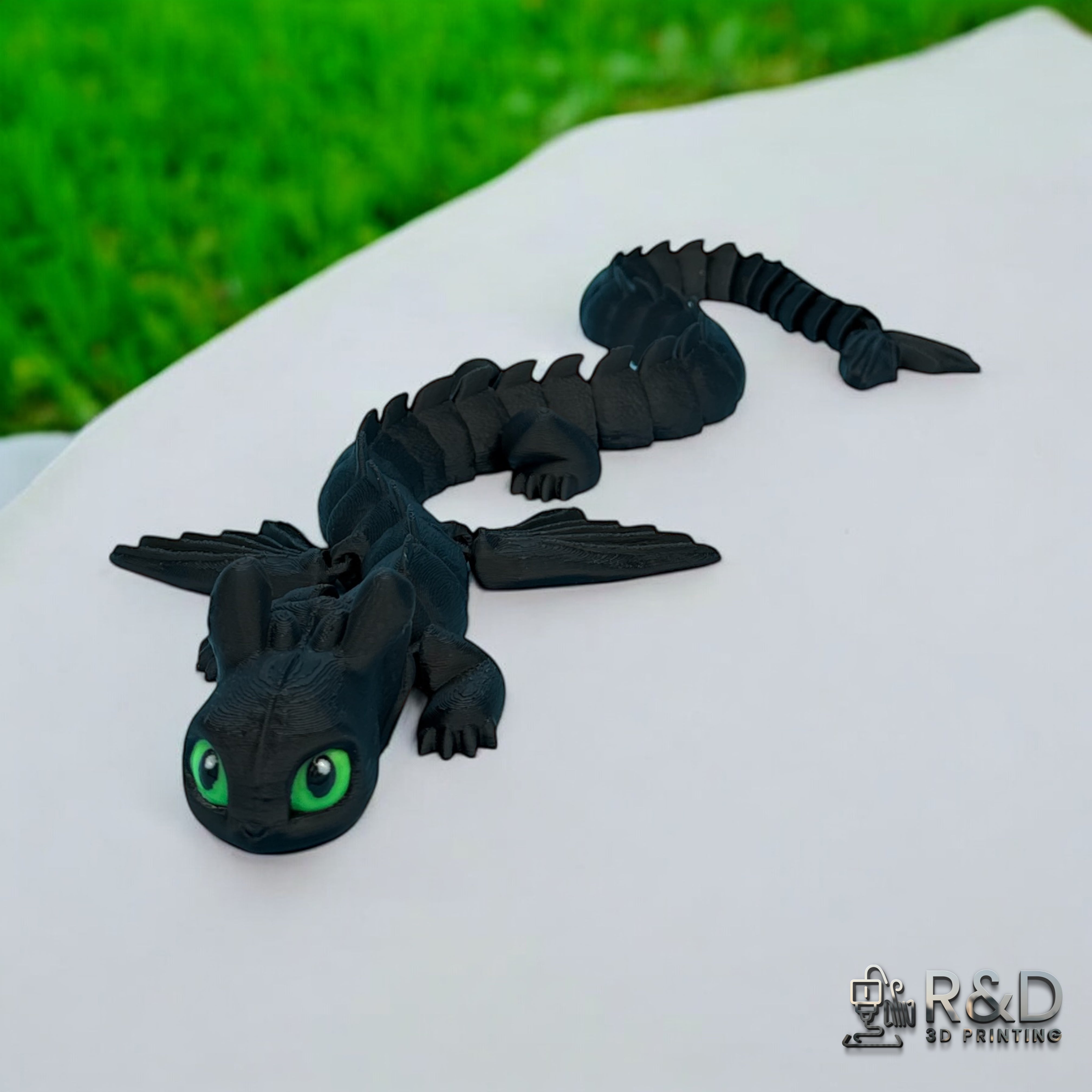 Night Fury (Long) – R&D 3D Printing